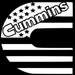 Diesel Truck Cummins Flag Logo Vinyl Decal Window Sticker - Etsy