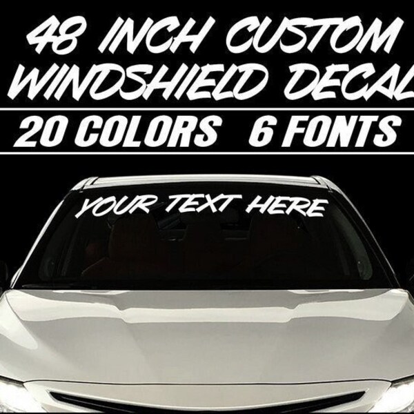 Windshield Decal - Etsy