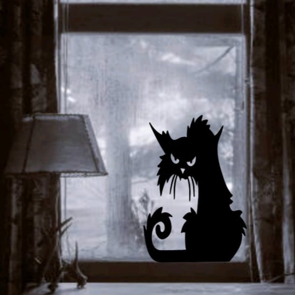 Scary Window Decal - Etsy