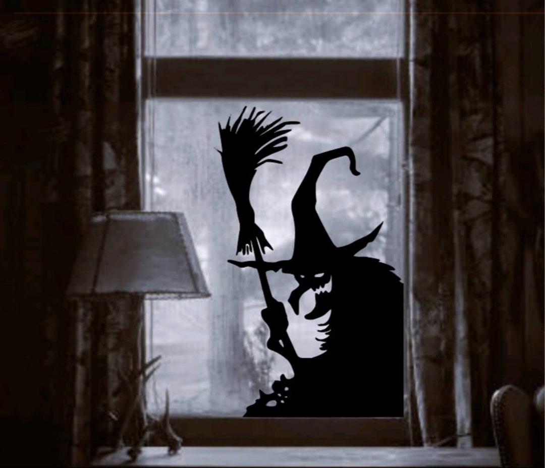 Wicked Witch, Wall or Window Decal Halloween - Etsy