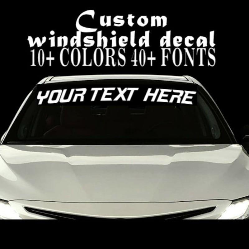 Windshield Decal - Etsy