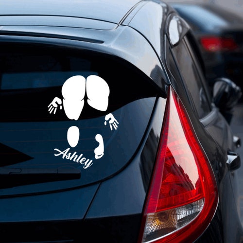 Custom Name/size/color Butt Print Decal Adult Humor Sexy - Etsy