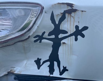 Wile E Coyote Decal / Sticker - Choose Color & Size - Road Runner ...