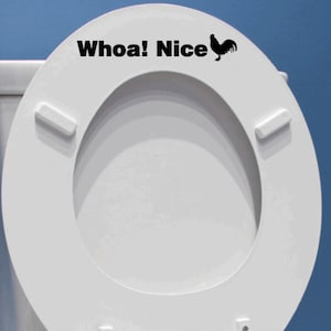 Whoa! Nice (cock) Sticker Vinyl Decal | Funny Sticker Vinyl Decal ...
