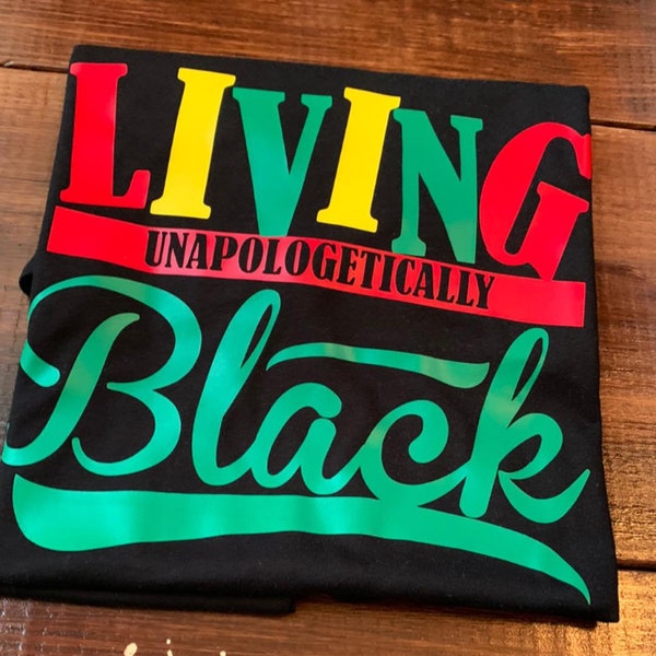 Living Unapologetically Black Svg - Etsy