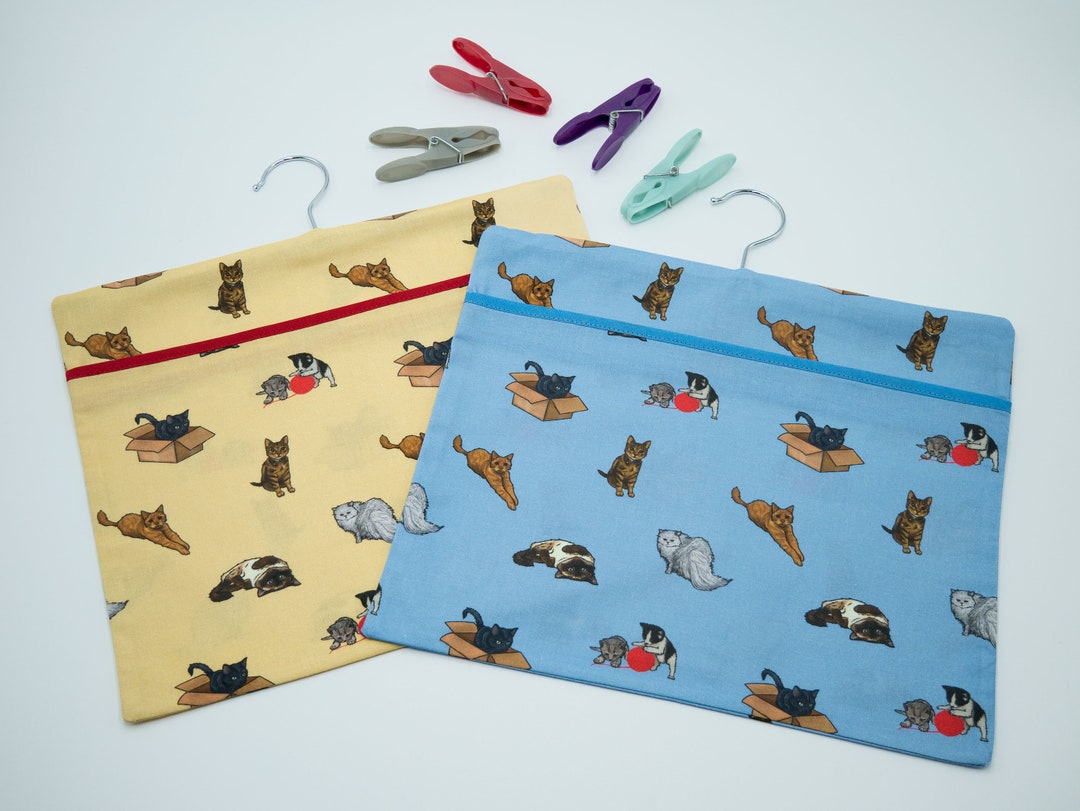 Peg Bag in Original Sew Like Sarah Cat Design Available in - Etsy