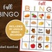 Fall Bingo Autumn Bingo Harvest Bingo Fall Printable PDF - Etsy