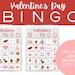 Valentine's Day Bingo Valentines Bingo Love Bingo - Etsy