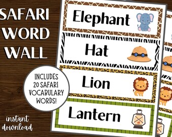 Safari Classroom Theme - Etsy