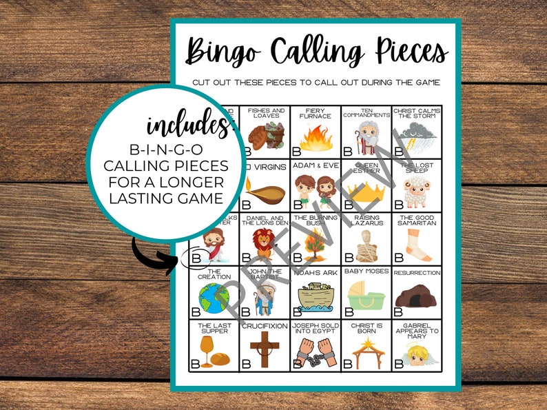 Bible Bingo | Bible Stories Bingo | Bible Story Bingo | Religious Bingo ...