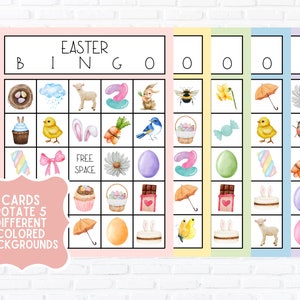 Easter Bingo | Spring Bingo | Printable Easter Bingo | Instant Download ...