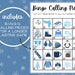 Winter Bingo Winter Wonderland Bingo Winter Printables - Etsy