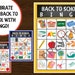 Back to School Bingo School Bingo Welcome Bingo Back to - Etsy