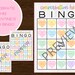 Conversation Heart Bingo Valentine's Bingo Valentine's Game Digital ...