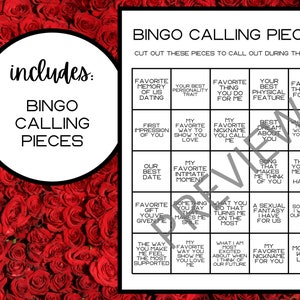 I Love You Bingo Valentine's Bingo Instant Download Valentine's Day ...