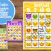 Emoji Bingo Emoji Printable Bingo Instant Download Emoji Party 20 Emoji ...