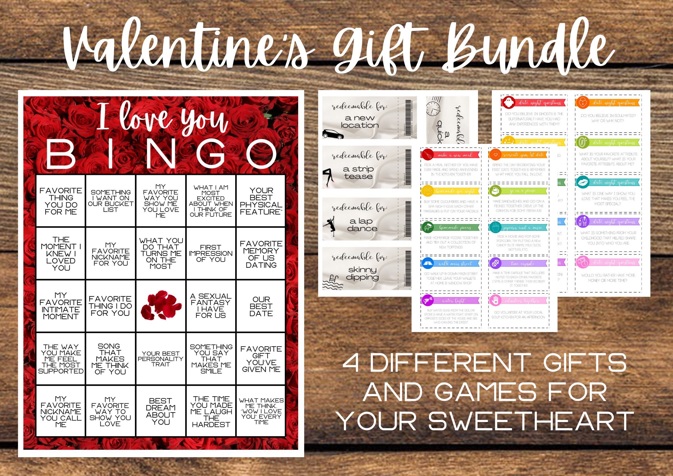 Valentine's Gift Bundle Instant Downloads - Etsy