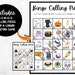 Halloween Bingo 60 Unique Boards Halloween Games Digital - Etsy