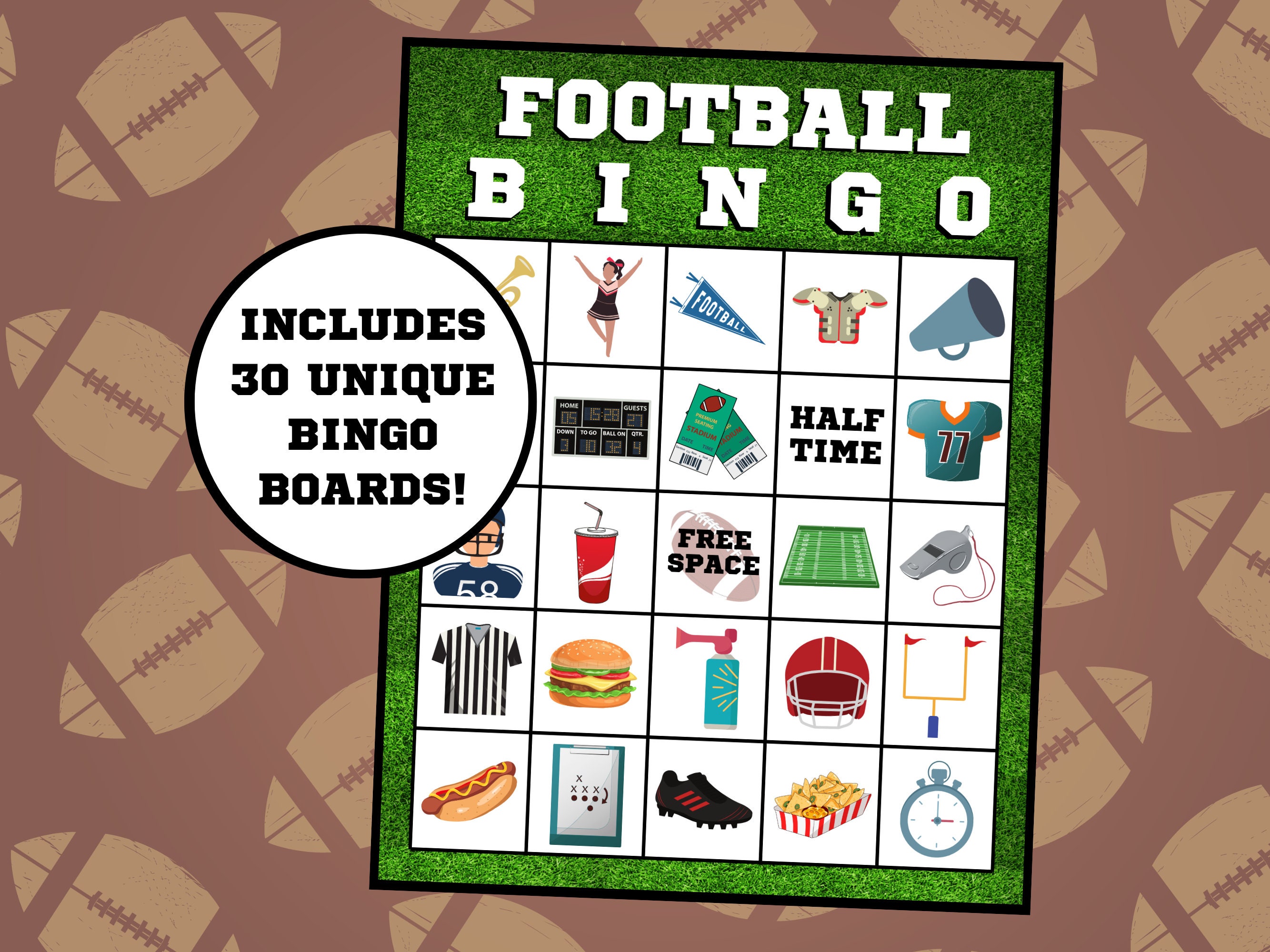 Zoo Bingo Cards Bundle, Printable Zoo Animals Birthday Party Game ...