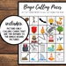 Rhyming Bingo Rhymes Bingo Rhyme Bingo Rhyming Printables Rhyming Game ...