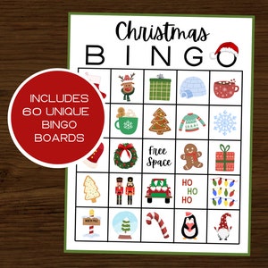 Christmas Bingo | Christmas Game | Christmas Printable | Instant ...