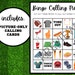 Football Bingo American Football Bingo Super Bowl Bingo - Etsy