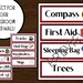 Camping Word Wall Forest Word Wall Woods Word Wall Camping Vocabulary ...