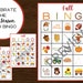 Fall Bingo Autumn Bingo Harvest Bingo Fall Printable PDF - Etsy