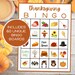 Thanksgiving Bingo 60 Unique Boards Thanksgiving Games Digital Download ...