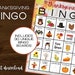 Thanksgiving Bingo 30 Unique Boards Thanksgiving Games | Etsy