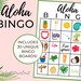 Aloha Bingo Luau Bingo Luau Party Games Luau Birthday Hawaiian Birthday ...