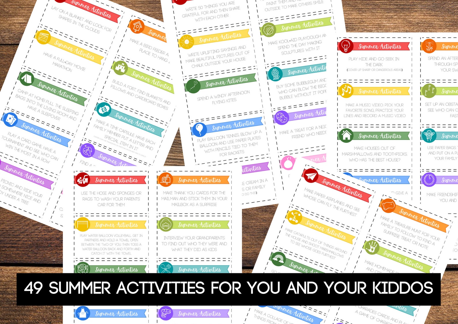 Kids Summer Activity Pack Outdoor Scavenger Hunt Indoor | Etsy