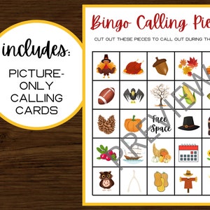 Thanksgiving Bingo 30 Unique Boards Thanksgiving Games - Etsy