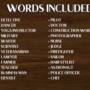 Community Helpers Word Wall | Jobs Word Wall | Community Helpers ...