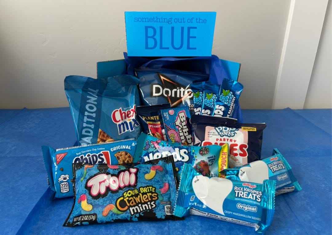 Blue Care Package | College Care Package | Snack Care Package | Missionary Care Package | Out of ...
