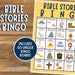 Bible Bingo Bible Stories Bingo Bible Story Bingo Religious Bingo ...