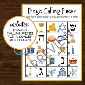 Hanukkah Bingo | Hanukkah Party | Hanukkah Games | Set of 30 Cards ...