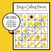 Yellow Bingo Color Yellow Bingo Colors Bingo Learning Colors Game Back ...