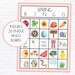 Spring Bingo Springtime Bingo Printable Spring Bingo Instant Download ...