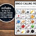 Outer Space Bingo Solar System Bingo Instant Download - Etsy