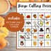 Thanksgiving Bingo 60 Unique Boards Thanksgiving Games Digital Download ...