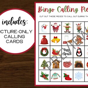 Christmas Bingo | Christmas Game | Holiday Bingo | Winter Bingo ...