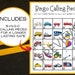 Transportation Bingo Cars Bingo Trains Bingo Transportation Game ...