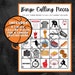 Basketball Bingo Game | 30 Unique Cards (instant Download) - Etsy