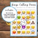 Emoji Bingo | Emoji Printable Bingo | Instant Download | Emoji Party ...