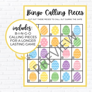 Easter Egg Bingo | Easter Bingo | Instant Download | Spring Bingo ...