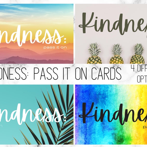 Kindness Cards - Etsy