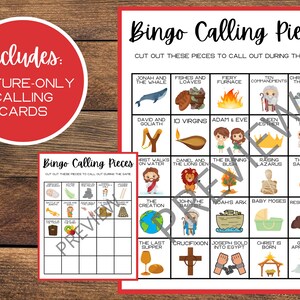Bible Bingo Bible Stories Bingo Bible Story Bingo Religious Bingo ...