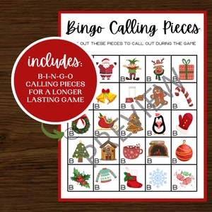 Christmas Bingo | Christmas Game | Christmas Printable | Instant ...