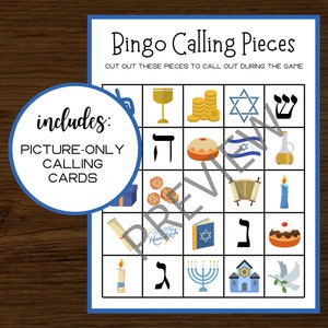 Hanukkah Bingo | Hanukkah Party | Hanukkah Games | Set of 30 Cards ...